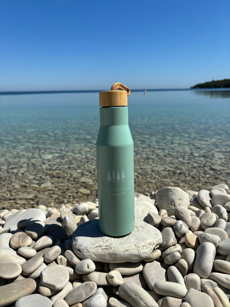 Washington Island Pine Tree Water Bottle – Mann's Mercantile